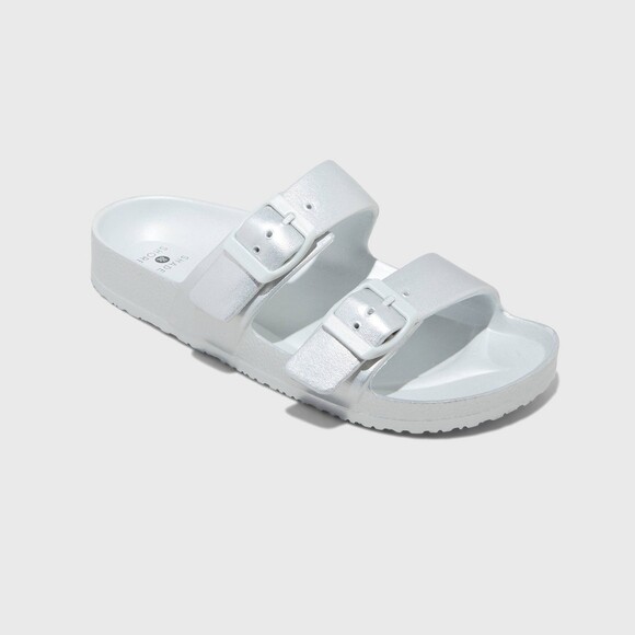 Shade & Shore | Shoes | Womens Neida Eva Two Band Footbed Slide Sandals ...
